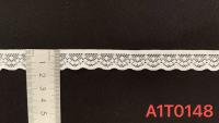 China 1.5cm Soft Nylon Spandex Scalloped Lace Trim, Elastic Eco-Friendly for Lingirie Dress Garment Decoration for sale