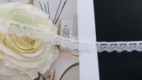China Grace Arch Fan Hollow Nylon Spandex Elastic Lace Trim for Lingerie Wedding Dress Apparel DIY Decor for sale