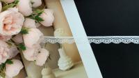China Chic Tiered Openwork Oval Hole Nylon Spandex Elastic Lace Trim for Daily Dress Vintage Handcraft Embellishment for sale