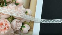 China Fine Honeycomb Mesh Scallop Nylon Spandex Elastic Lace Trim for Lingerie Night gown Casual Dress Decor for sale