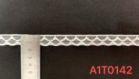 China Fine Honeycomb Mesh Scallop Nylon Spandex Elastic Lace Trim for Lingerie Night gown Casual Dress Decor for sale