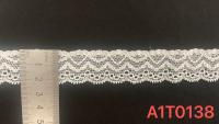 China Elegant Double-Row Oval Hollow Picot Edge Nylon Spandex Elastic Lace Trim for Lingerie Pajama Nightdress DIY Decor for sale