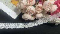 China Classic Scroll Floral Openwork Nylon Spandex Lace Trim for Lingerie Wedding Gown Casual Dress DIY Decro for sale