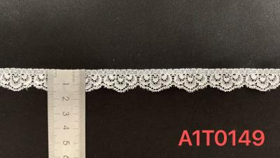 China French Wave Pattern Eco-Friendly Voile Lace Trim with Fine Woven Texture for Wedding & Garments Decor for sale