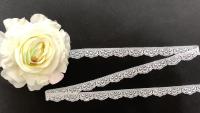China French Wave Pattern Eco-Friendly Voile Lace Trim with Fine Woven Texture for Wedding & Garments Decor for sale