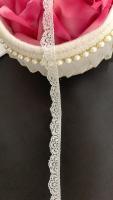 China French Wave Pattern Eco-Friendly Voile Lace Trim with Fine Woven Texture for Wedding & Garments Decor for sale