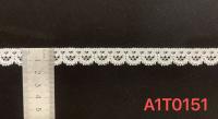 China 1.5cm Delicate Heart Pattern Knitted Lace Trim with Fine Openwork for Saree Border & Garments Accessories for sale