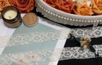 China Vintage Eco-Friendly French Lace Mesh Fabric Water-Soluble Embroidery LACE Trim for Women's Dresses & Home Decor for sale