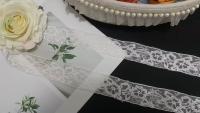 China Vintage Eco-Friendly French Lace Mesh Fabric Water-Soluble Embroidery LACE Trim for Women's Dresses & Home Decor for sale
