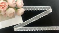 China 1.8cm Airy Honeycomb Mesh Lace Trim, Lightweight Elastic Border For Lingerie and Baby Clothes for sale