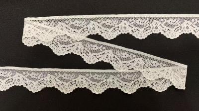 China 3.5cm Retro Double-sided Floral Scallop Lace for sale