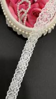 China 3CM Elegant Hollow Floral Pattern Skin-Friendly Stretch Lace Trim for Lingerie, Evening Dresses & Handmade Sewing Crafts for sale