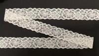 China 3CM Elegant Hollow Floral Pattern Skin-Friendly Stretch Lace Trim for Lingerie, Evening Dresses & Handmade Sewing Crafts for sale