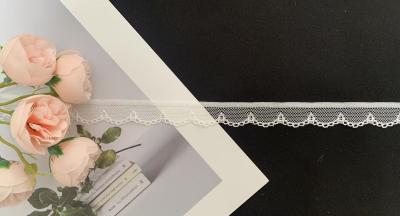 China 2cm Exquisite Knitted Mesh Lace Trim with Breathable Hollow-out Design, Soft for Underwear, Sewing DIY and Home Textile Edging for sale
