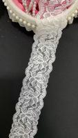 China 6cm No Irritation Stretch Flower Lace Trim Ideal for Intimates, Slip Dresses & Handmade Clothing Embellishment for sale