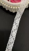 China 3cm Exquisite Hollow Flower Elastic Lace Border Flexible Sewing Accessory for Lingerie & Evening Gowns for sale