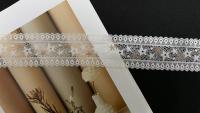China 5cm Classic Single-sided Wavy Floral French Lace Elastic Elegant Fancy Trim for Women/Children's Decorative Dresses Hats Bags for sale