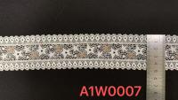 China 5cm Classic Single-sided Wavy Floral French Lace Elastic Elegant Fancy Trim for Women/Children's Decorative Dresses Hats Bags for sale