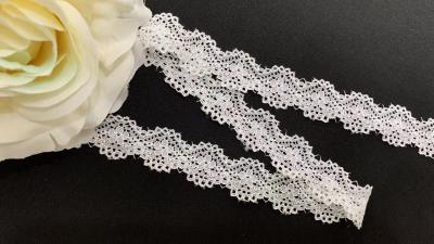 China 2cm Multi-Use Elastic Hollow Flower Lace Trim Premium Sewing Supply For Underwear, Dresses & Handcrafts for sale