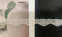 China A1T0140/A1T0141 Spandex/Nylon Knitted Embroidery Elastic Lace Trim 2.5-3cm for Garment Decoration for sale