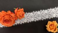 China 6cm Skin-Friendly Nylon Spandex Hollow Floral Stretch Lace Trim Anti-Roll Edging for Lingerie, Wedding Dresses & DIY Sewing Crafts for sale