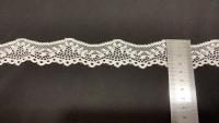 China 3.5cm Premium Soft Ammonia Elastic Hollow Flower Lace Trim Breathable Floral Edging for Underwear, Evening Gowns & Handmade Decoration for sale