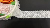 China 6CM Vintage Romantic Hollow Floral Elastic Lace Trim Durable Spandex Edging for Lingerie, Formal Dresses & Home Textile DIY for sale