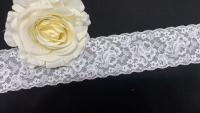 China 6CM Vintage Romantic Hollow Floral Elastic Lace Trim Durable Spandex Edging for Lingerie, Formal Dresses & Home Textile DIY for sale