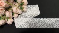 China 6CM Vintage Romantic Hollow Floral Elastic Lace Trim Durable Spandex Edging for Lingerie, Formal Dresses & Home Textile DIY for sale