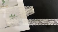 China 3.9cm Hollow-out Lace Trim with Diamond Pattern and Scalloped Border for Wedding Dresses and Kids Clothing Decoration for sale