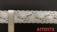 China 5.5cm White Heart Floral Hollow Lace Trim with Double Picot Edges Soft Nylon Fabric for Women's Lingerie for sale