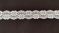 China 3CM French Romantic Hollow Floral Stretch Lace Trim Stretchy Spandex Border for Wedding Dresses, Bra Lingerie & Household Fabric Decoration DIY for sale