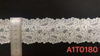 China 5.8cm Romantic Floral Scalloped Stretch Lace Trim, Soft Nylon Lace for Dress Edging & Underwear Decoration for sale