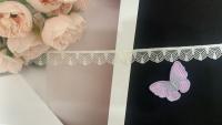 China A1T0139/A1T0156 Delicate French Lace Trim Soft Mesh with Scalloped Edge 2cm for Dresses Lingerie Handmade Craft Supplies Luxury Vintage for sale