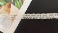 China A1T0157 A1T0160# Elastic Tiny Scalloped Edge Hollow Mesh French Lace Fabric (Spandex/Nylon) for Sewing Lingerie Dresses Hair for sale