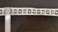 China 4.5cm Width Milk Silk Lace Trim with Scalloped Edge and 3D Floral Pattern for Garment Sewing for sale