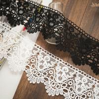 China 8.5cm Skin-Friendly Milk Silk Floral Scalloped Lace Trim, Stretch White Floral Elastic Lace Ribbon, High Drape Lace Fabric Strip for Dresses, Loungewear, Home Decor & Sewing DIY Projects for sale