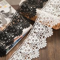 China 8.5cm Skin-Friendly Milk Silk Floral Scalloped Lace Trim, Stretch White Floral Elastic Lace Ribbon, High Drape Lace Fabric Strip for Dresses, Loungewear, Home Decor & Sewing DIY Projects for sale