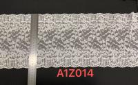 China A1Z014# Elastic Floral Stretch Lace Trim, Nylon Spandex Leaf Pattern Lace Band for Lingerie Dress for sale
