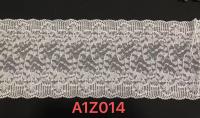 China A1Z014# Elastic Floral Stretch Lace Trim, Nylon Spandex Leaf Pattern Lace Band for Lingerie Dress for sale