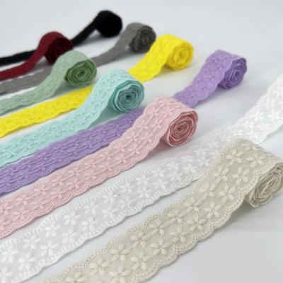 China Vintage Middle East Cotton Lace Trim Decorative Lace Edging for Fashion Garment DIY Textile Crafts Accessories for sale