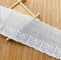 China Vintage Cotton Lace Trim with Scalloped Edge and Middle East Design for Apparel and Home Textile for sale