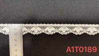 China 2cm Petal Floral Elastic Nylon Lace Trim with Mini Scalloped Edge and Thin Soft Fabric for Lingerie and Garment Decoration for sale