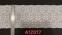 China A1Z017# Elastic Nylon Spandex Lace Trim 18cm Wide Diamond Floral Stretch Lece for Lingerie Dress Underwear for sale