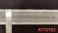 China 6.5cm Double Side Grid Hollow Elastic Nylon Lace Trim Soft Thin Fabric for Lingerie and Dress Decoration for sale