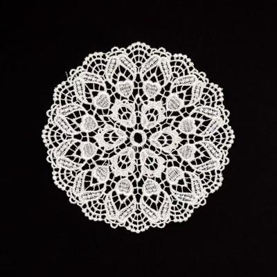 China Eco-Friendly Vintage Embroidered Polyester Water Soluble Embroidery Patches  rotundity Shapes for Wedding Decor Accessories for sale