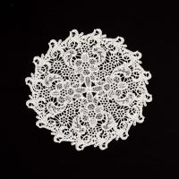 China Eco-Friendly Vintage Embroidered Polyester Water Soluble Embroidery Patches  rotundity Shapes for Wedding Decor Accessories for sale