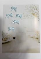 China Mini DIY Handmade Woven Double-layer Bow Luxury Solid  Satin Ribbon  + Organza for Christmas Gift Packaging & Children's Skirts for sale