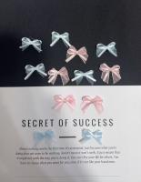 China Mini DIY Handmade Woven Double-layer Bow Luxury Solid  Satin Ribbon  + Organza for Christmas Gift Packaging & Children's Skirts for sale