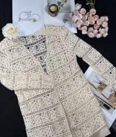 China Mid to Long Bohemian Knitted Jacket with Handmade Leaf Floral Crochet Hollow-Out Design and Lightweight Knitted Fabric in Retro Boho Style for sale
